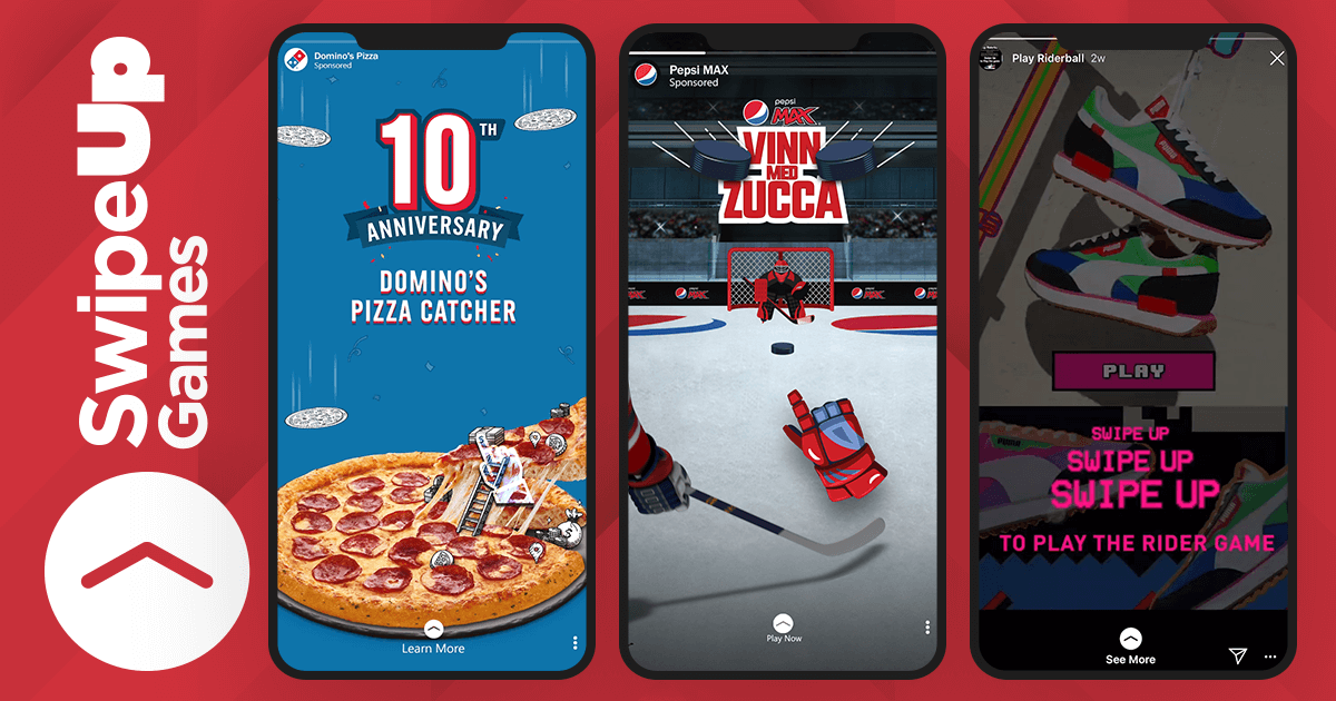 Swipe Up Games - Better engagement with Instagram and Facebook Story ...